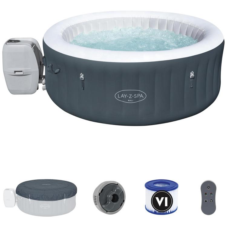Pripučiama sūkurinė vonia 2-4 asmenims Jacuzzi LayZSpa BALI, Bestway ...