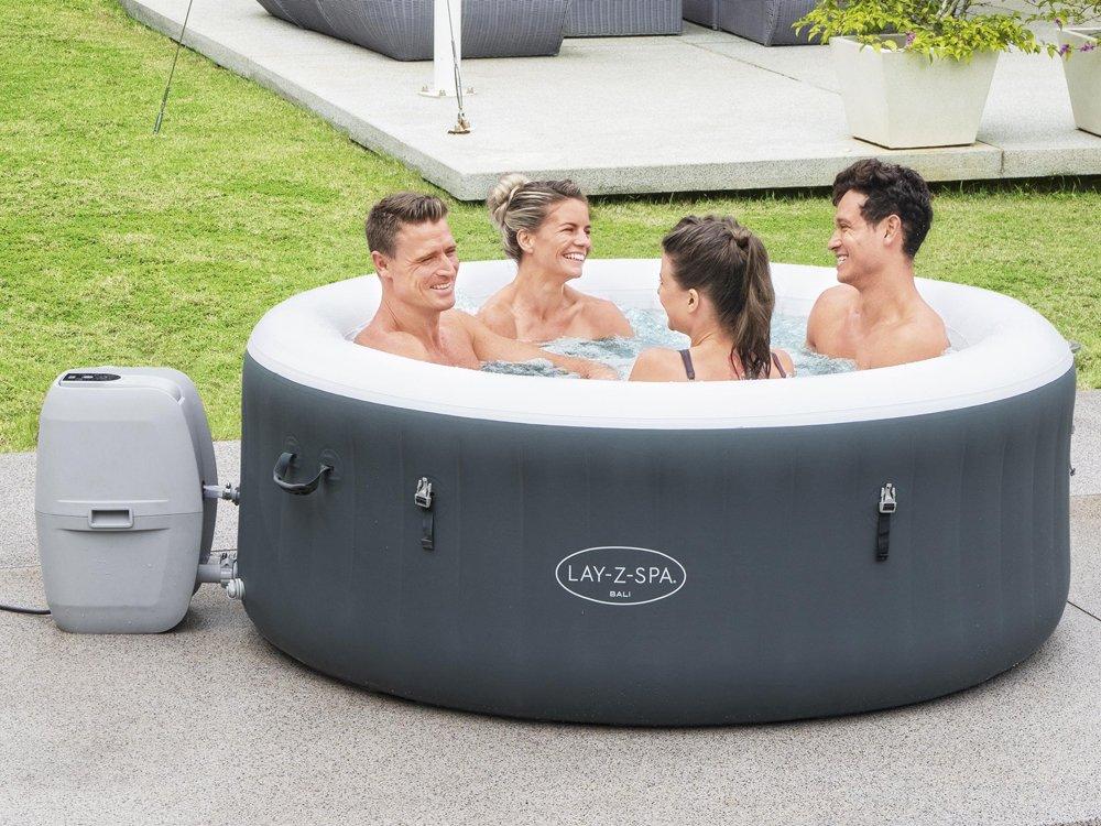 Pripučiama sūkurinė vonia 2-4 asmenims Jacuzzi LayZSpa BALI, Bestway ...