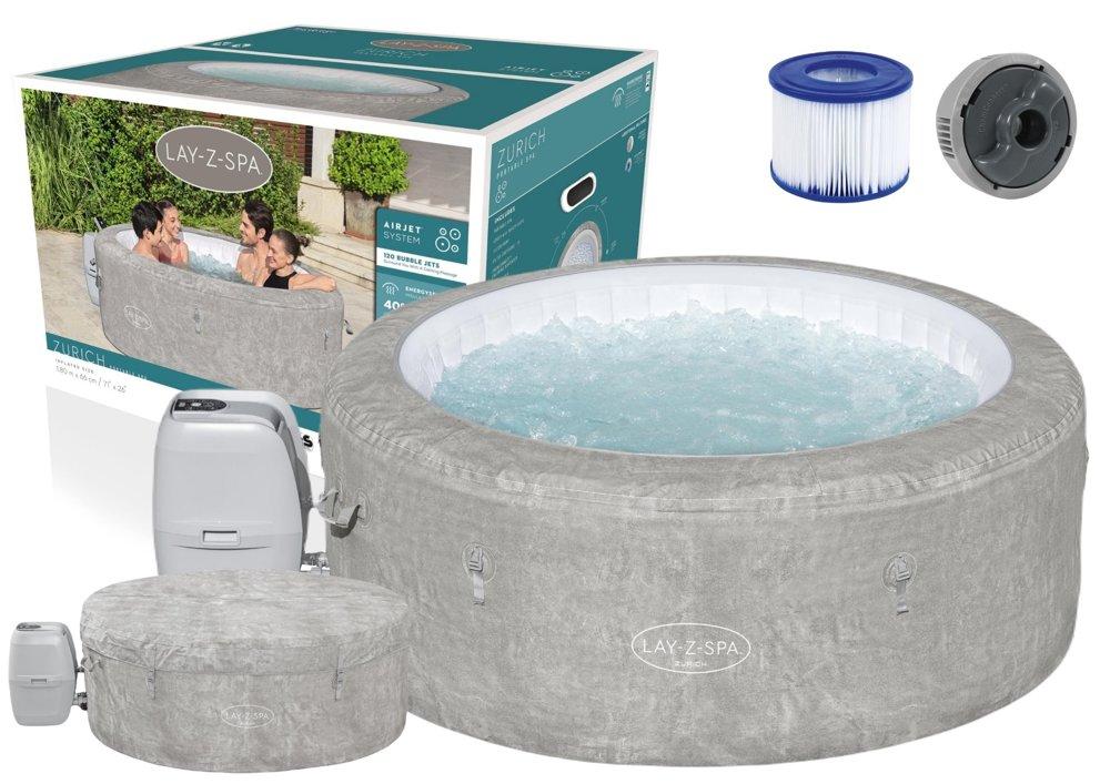 Sūkurinė vonia Lay-Z-Spa Zurich Jacuzzi 180cm Bestway 60065, modelis ...