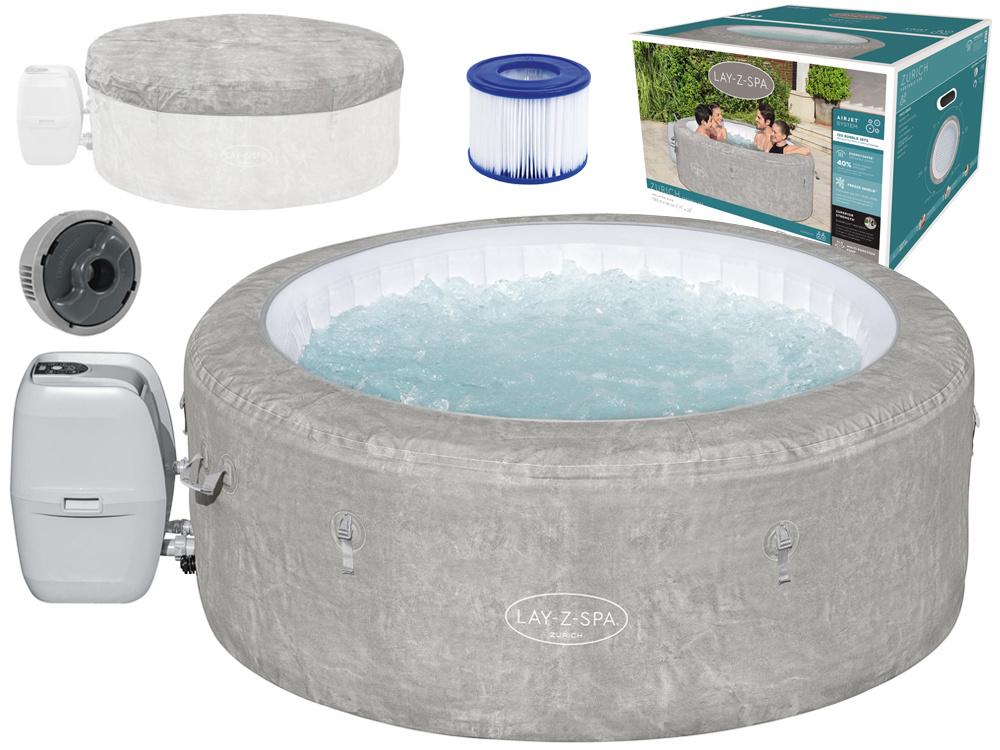 Sūkurinė vonia Lay-Z-Spa Zurich Jacuzzi 180cm Bestway, žema kaina ...