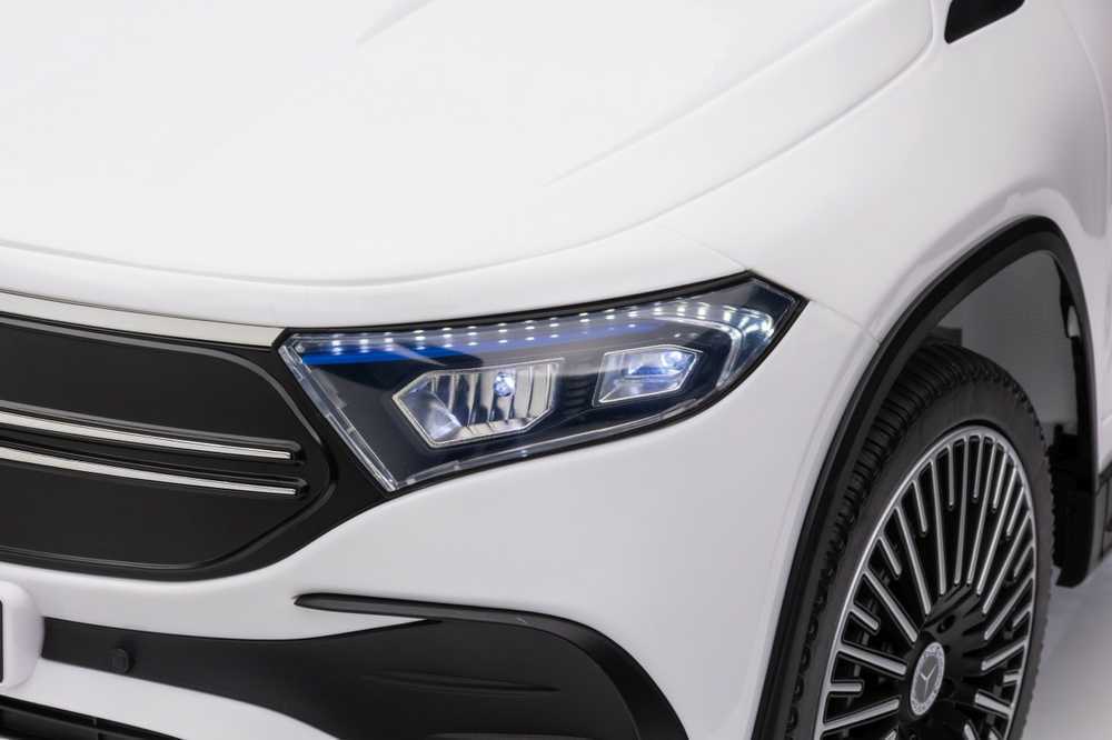 Vienvietis elektrinis džipas vaikams Mercedes Benz EQA 250, baltas ...