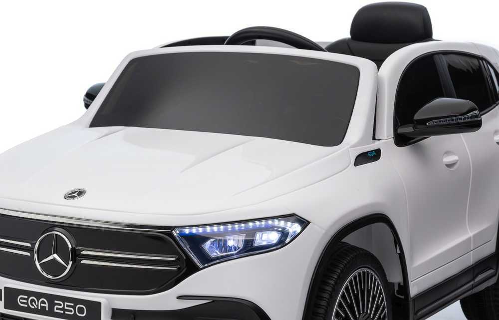 Vienvietis elektrinis džipas vaikams Mercedes Benz EQA 250, baltas ...