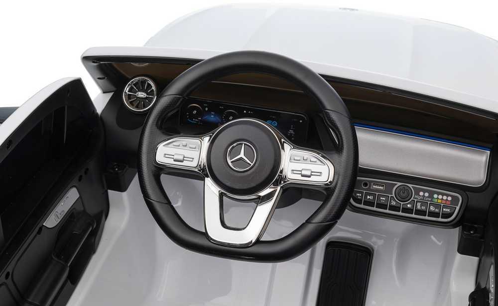 Vienvietis elektrinis džipas vaikams Mercedes Benz EQA 250, baltas ...