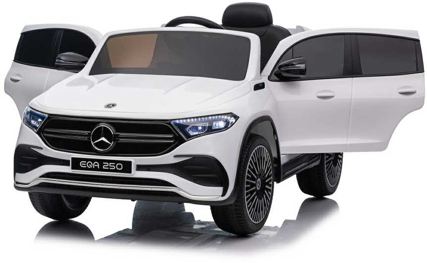 Vienvietis elektrinis džipas vaikams Mercedes Benz EQA 250, baltas ...