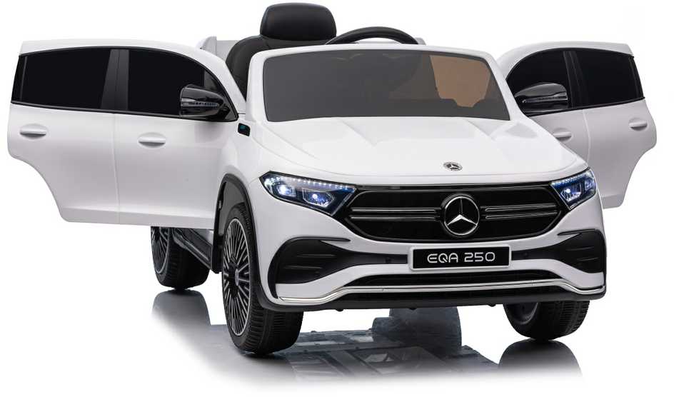 Vienvietis elektrinis džipas vaikams Mercedes Benz EQA 250, baltas ...