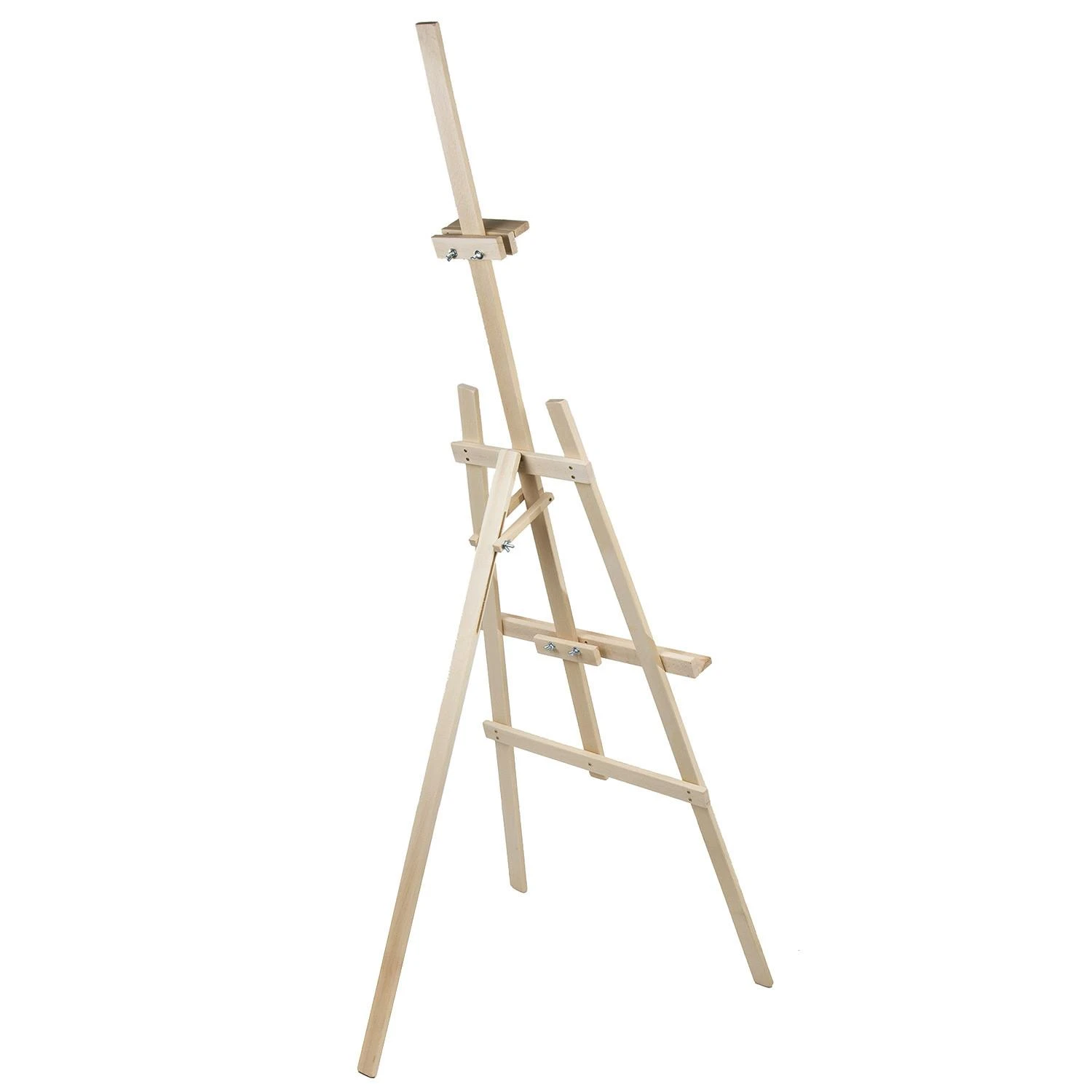 WOODOK dvigubas medinis dažymo molbertas 2 vnt 178 cm, stabilus buko ...
