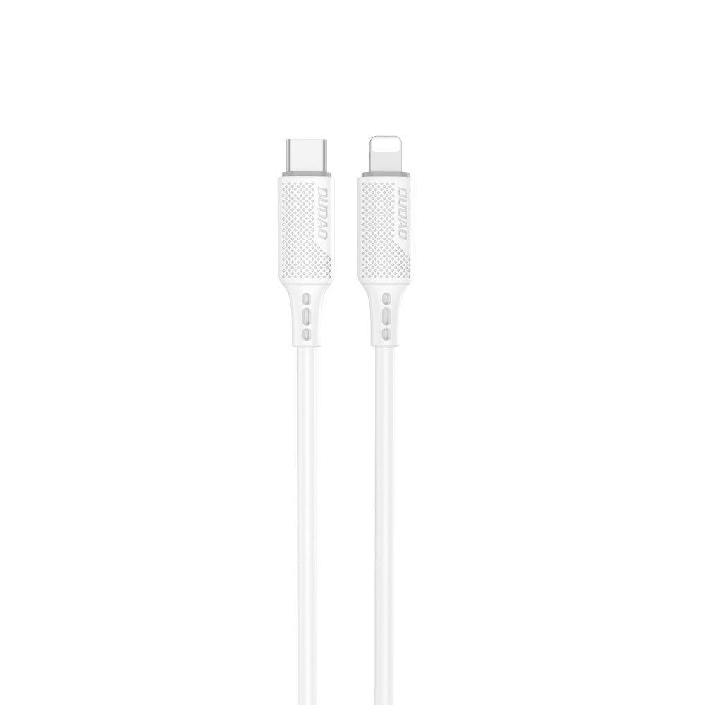 USB-C laidas, skirtas Lightning Dudao L6S PD 20W, 1m (baltas), žema ...