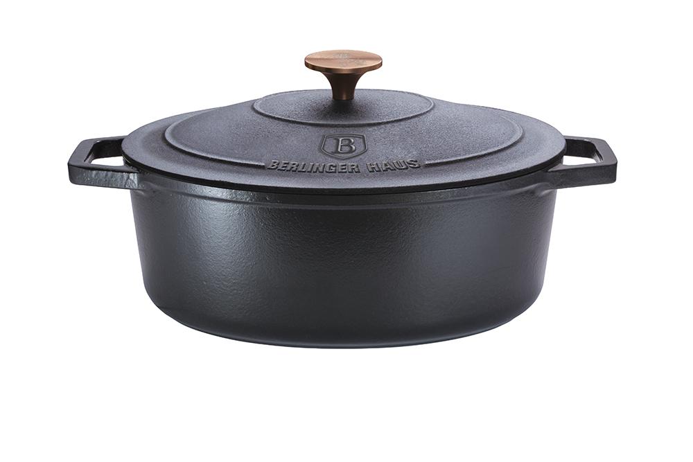 Berlinger Haus Emaliuotas ketaus puodas / troškintuvas BerlingerHaus 5,56L | 30x22x12cm ...