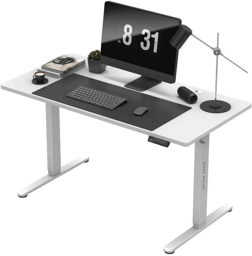 Elektrinis rašomasis stalas 140 x 70 cm Mark Adler Leader 7.4 Baltas ...