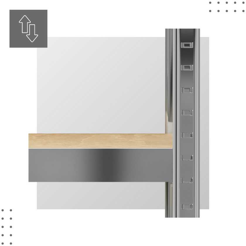 Garažo lentyna «Gregman Tower 20», 90 x 40 x180 cm, modelis - GM-TOWER ...