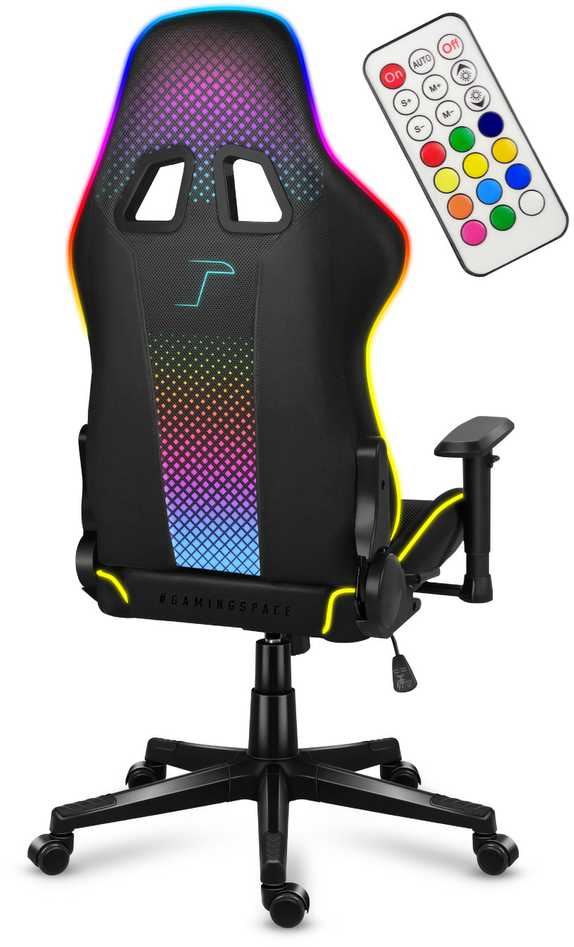 Žaidimų kėdė „HUZARO Force 6.3 RGB Mesh“, žema kaina | Varle.lt