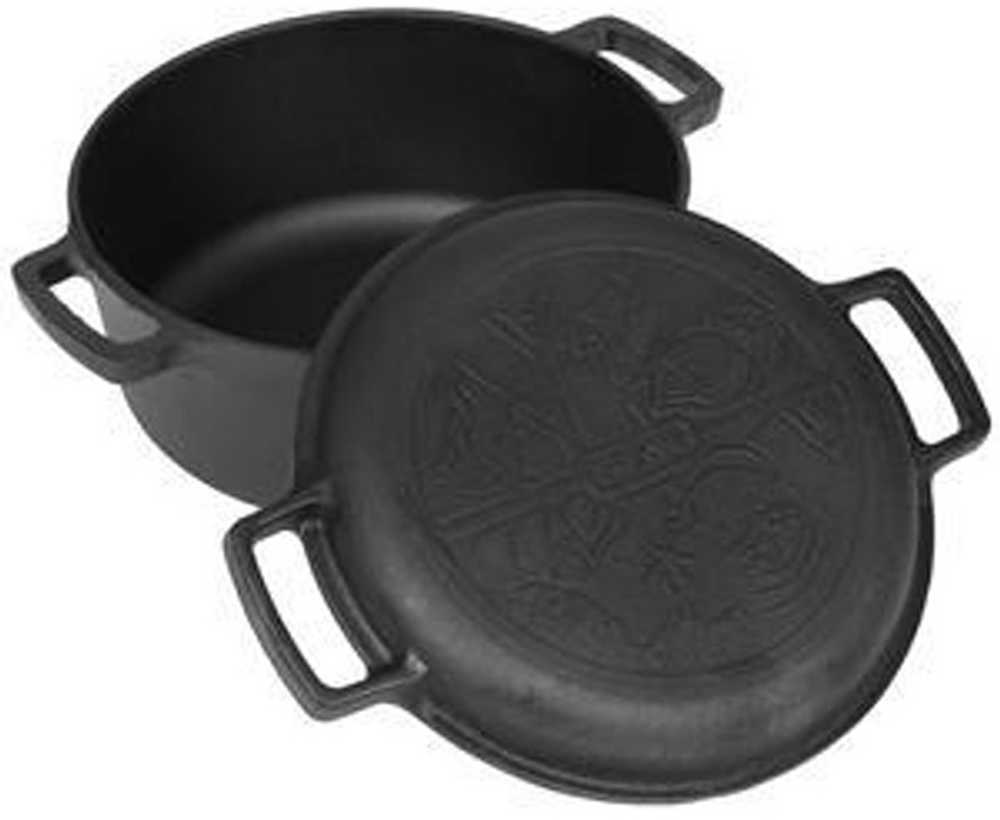 Maysternya Ketaus puodas 4 l su ketaus dangčiu keptuvė| V4CP, modelis - V4CP, žema kaina | Varle.lt