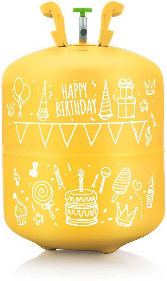 0,20 m3 helio balionas su balionais ir juostele, modelis - 799000, žema ...