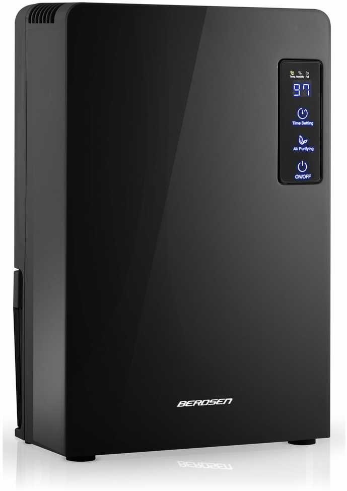 Oro sausintuvas - Berdsen BR-22A juodas drėgmės sugėriklis, modelis - 3852, žema kaina | Varle.lt