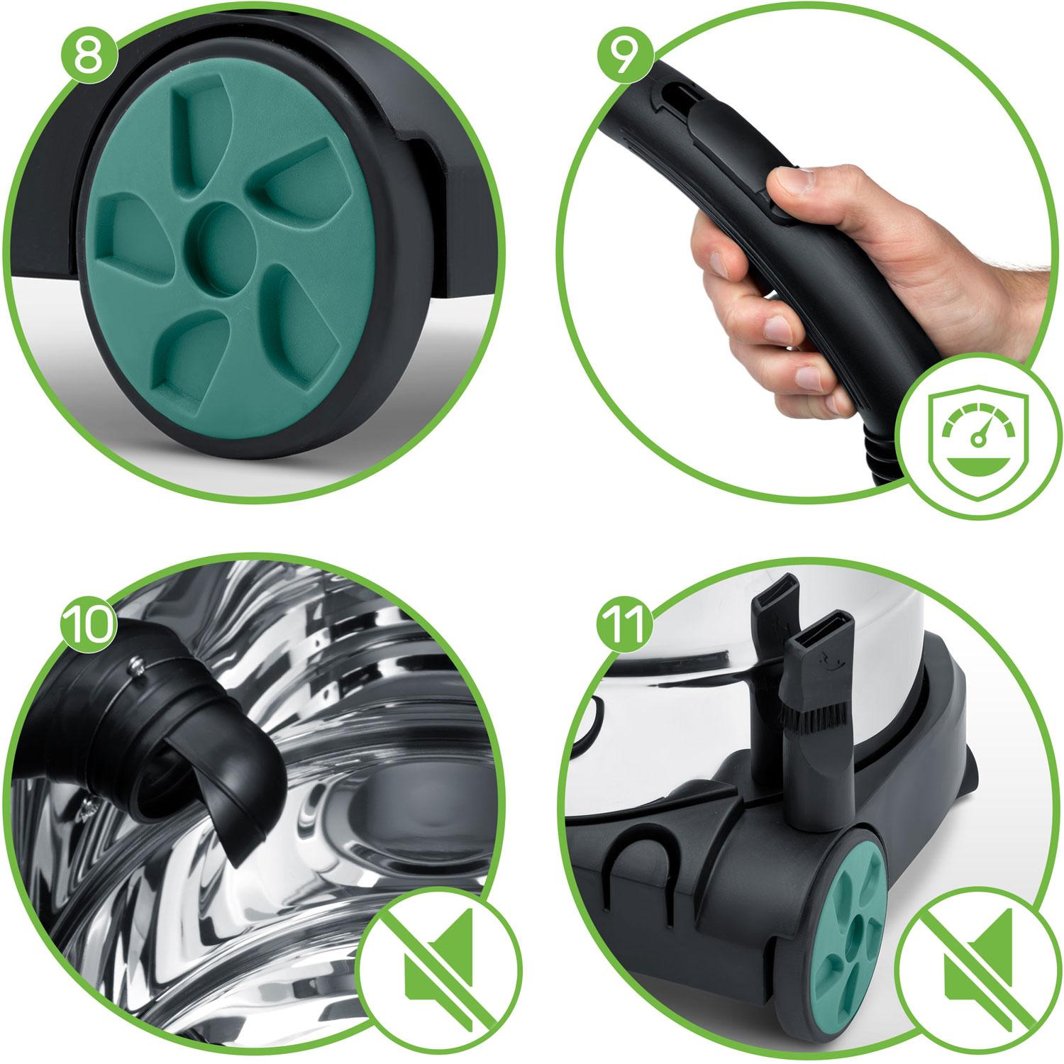 Humberg Pramoninis dulkių siurblys 30L 1600W HM-402, modelis - HM402 ...