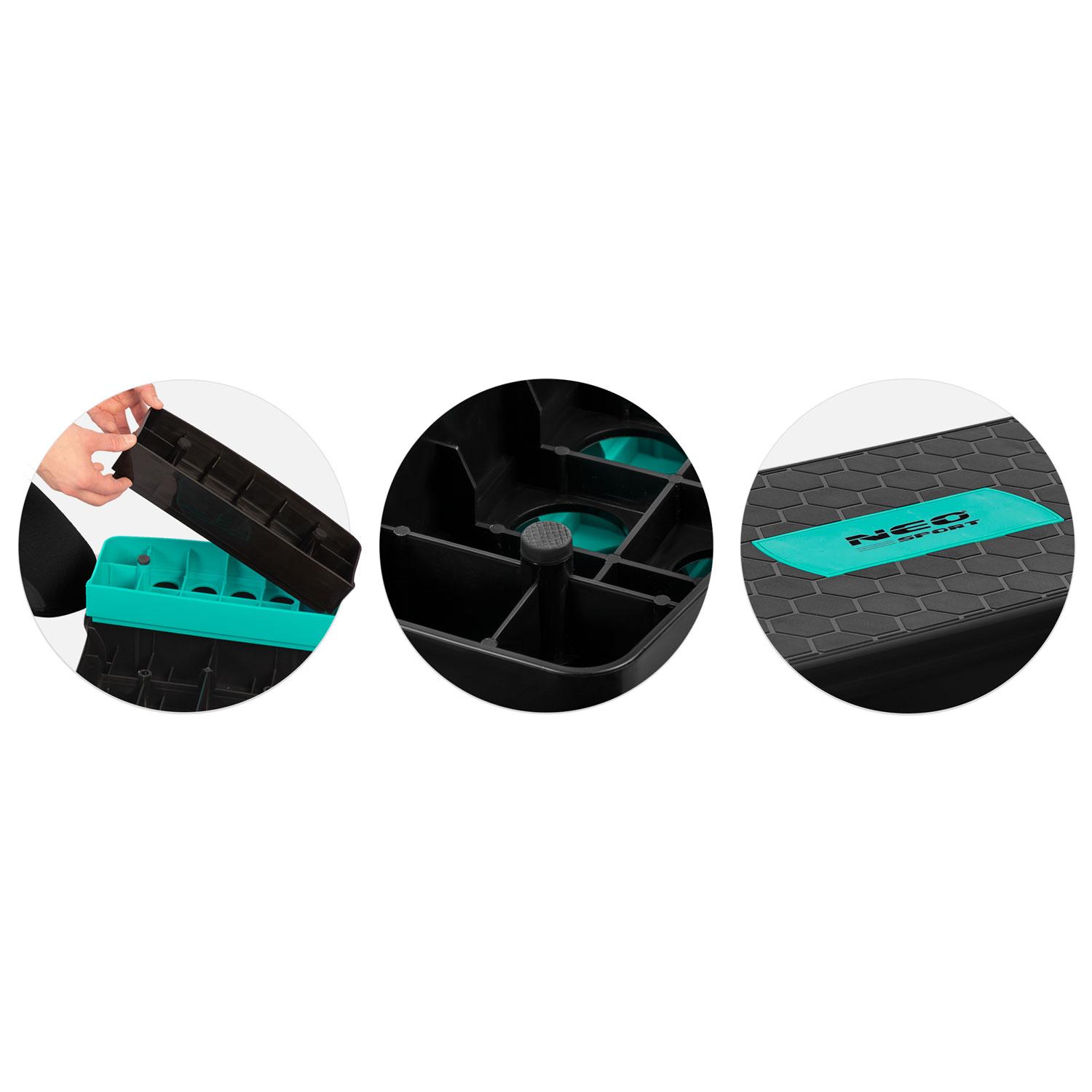 Step do ćwiczeń 3 stopnie NS-402 turkio, žema kaina | Varle.lt