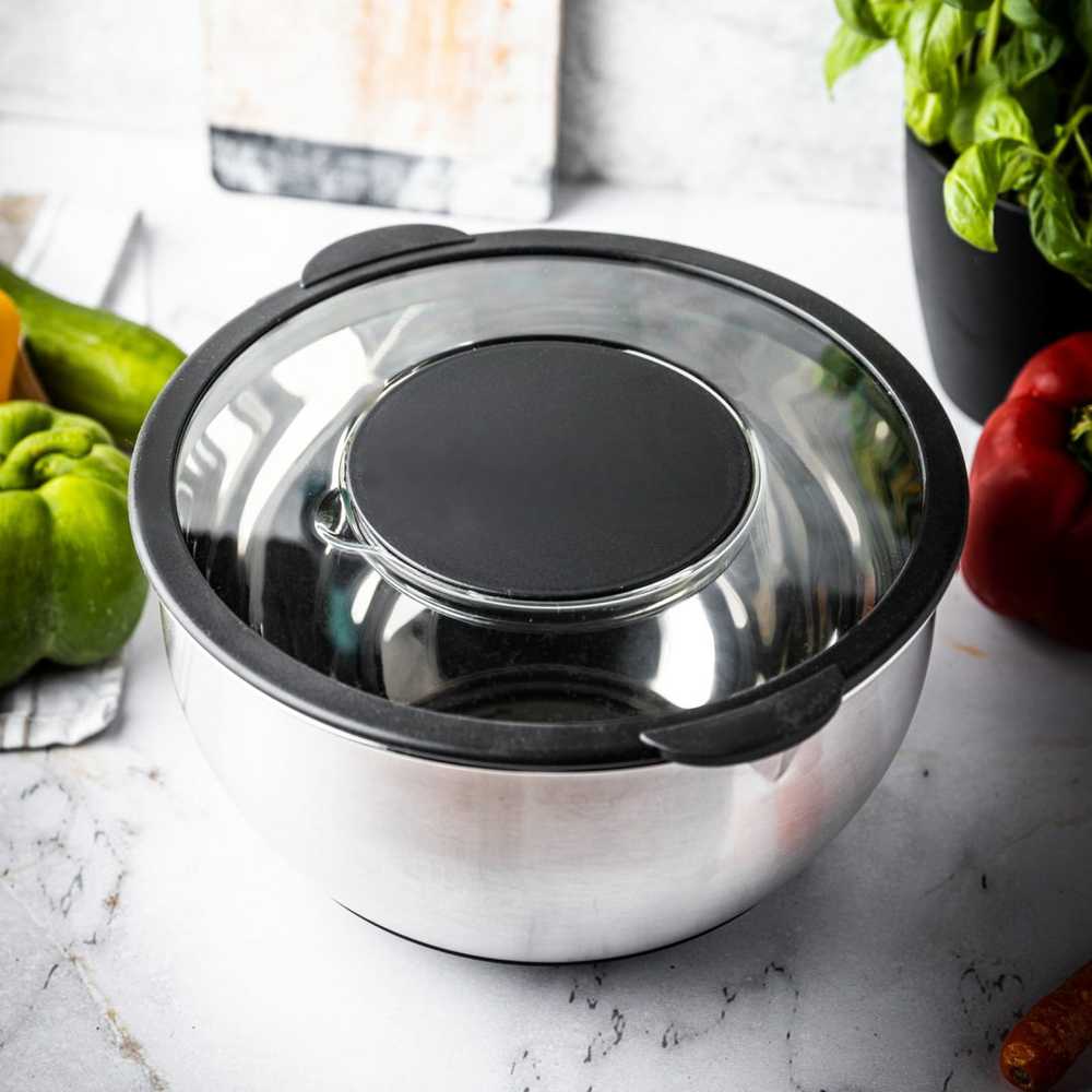 King Hoff DAUGIAFUNKCINIS VIRTUVĖS DUBENIS SU DARŽOVŲ TRINČIO FUNKCIJA ...