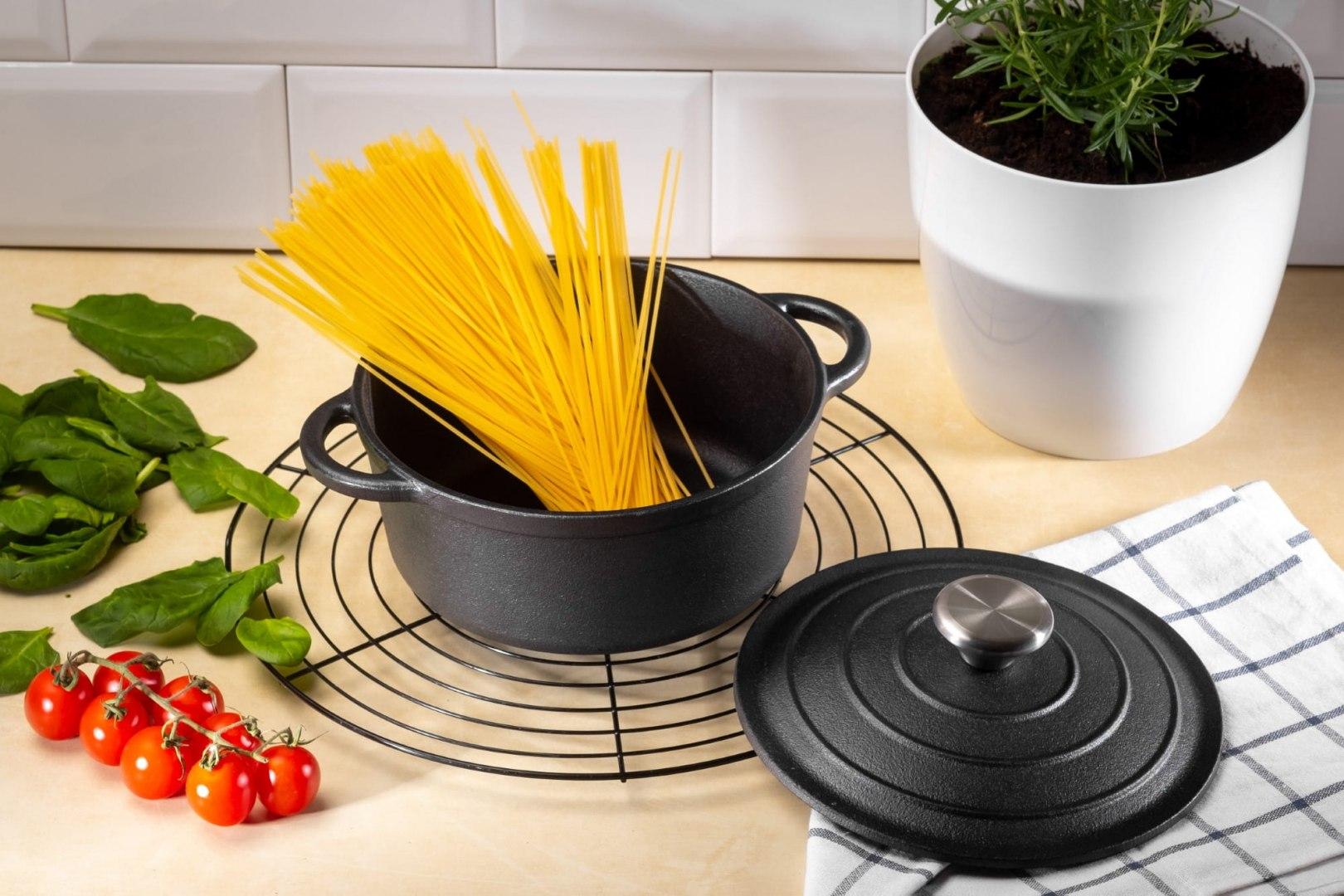 KETUS PUODAS 5,5L 26cm KRISBERG KS-2639, modelis - KS-2639, žema kaina ...