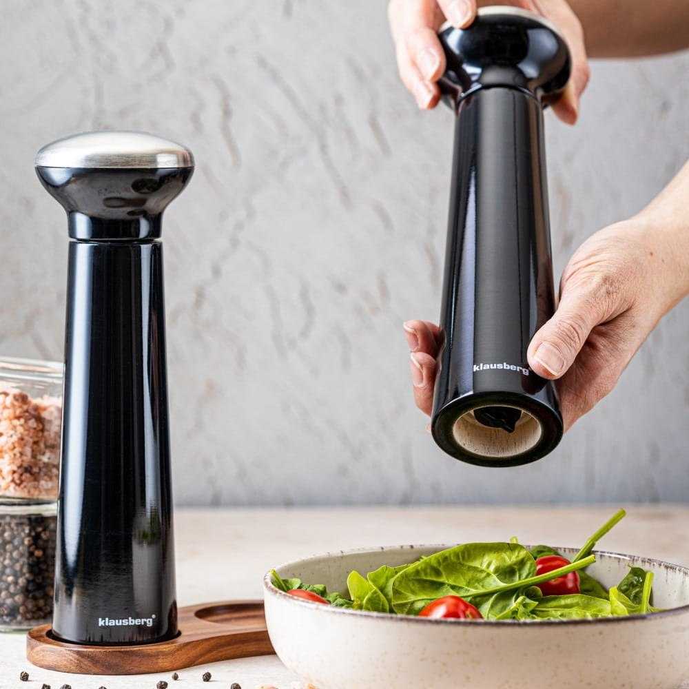 Pipirų ir druskos malūnėlių rinkinys - Klausberg KB-7595, modelis ...