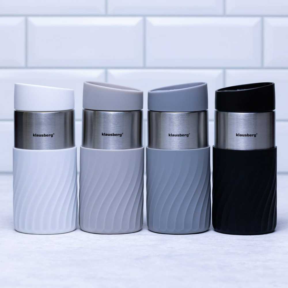 TERMINIS PUODELIS ,CLICK CLACK 300ML, KLAUSBERG KB-7632,SMĖLIO SPALVOS, modelis - KNFF4068, žema ...