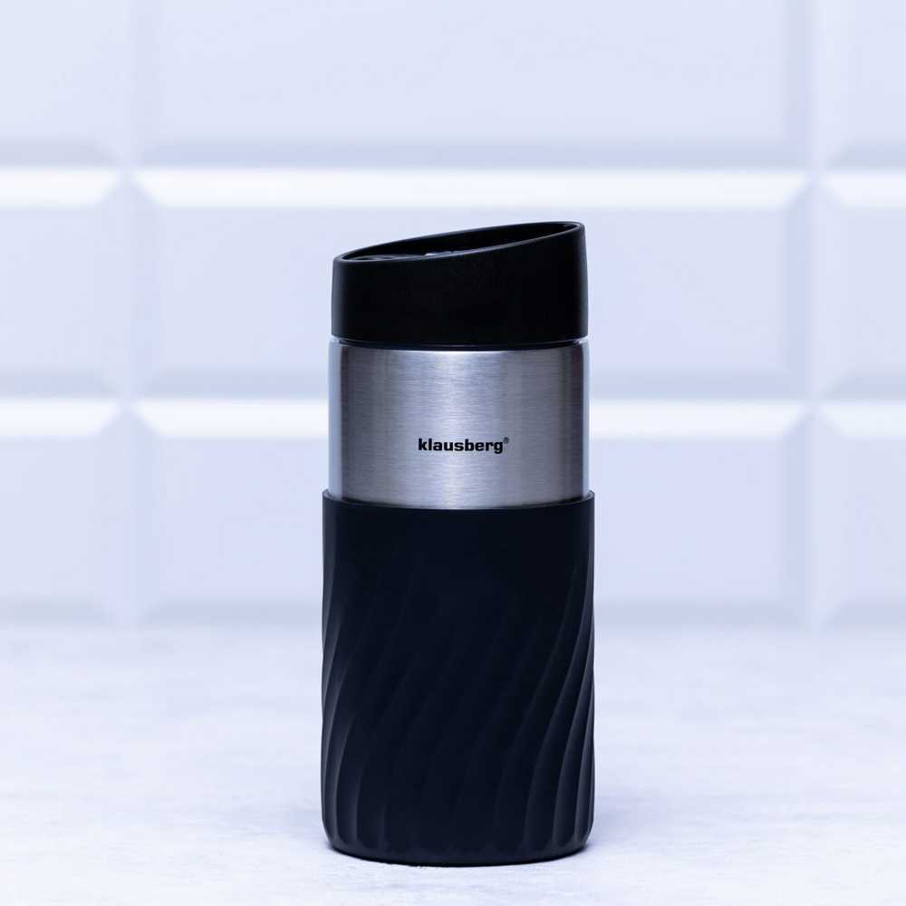 TERMINIS PUODELIS SU SILIKONINE JUOSTA 300ML, KLAUSBERG KB-7629,JUODOS SPALVOS, modelis - KB ...