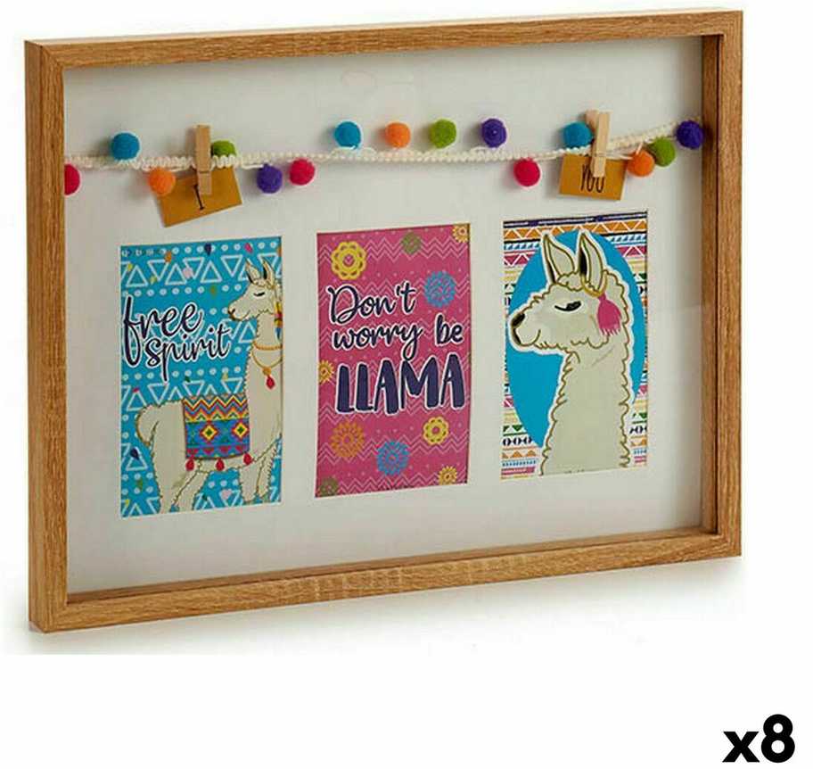 Nuotraukų rėmelis Gift Decor Sieniniai rėmeliai Kutai Liepsna Spalvotas ...