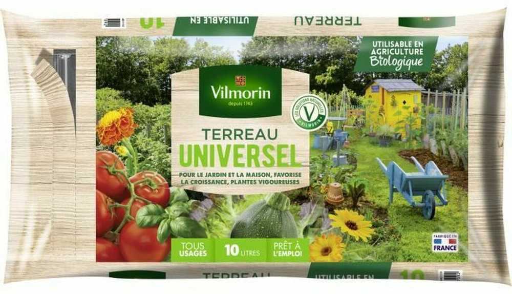Vazoninis kompostas Vilmorin Universalus 10 L, modelis - 6401110, žema ...