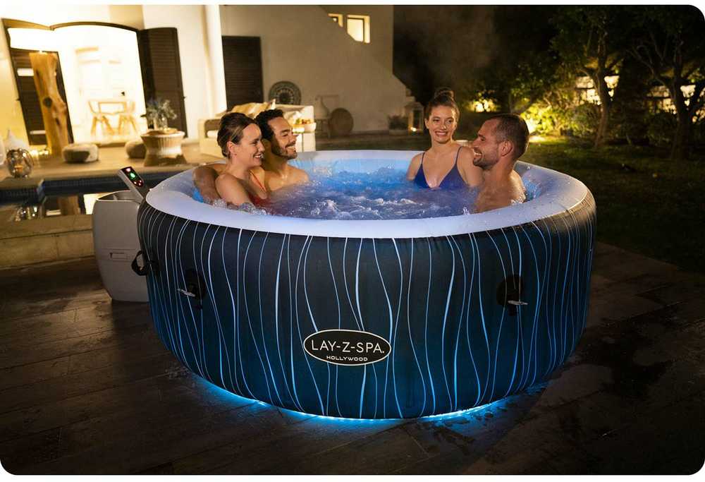 6 vietų pripučiama SPA sūkurinė vonia 196 x 66 cm Bestway 60059 ...