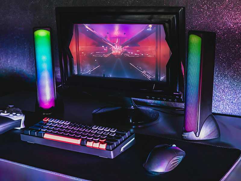 Kompiuterio kolonėlės Tracer 2.0 Sigma USB Bluetooth RGB, modelis ...