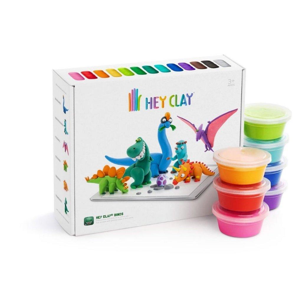 TM Toys Hey Clay Masa Plastyczna Dinozaury, žema kaina | Varle.lt