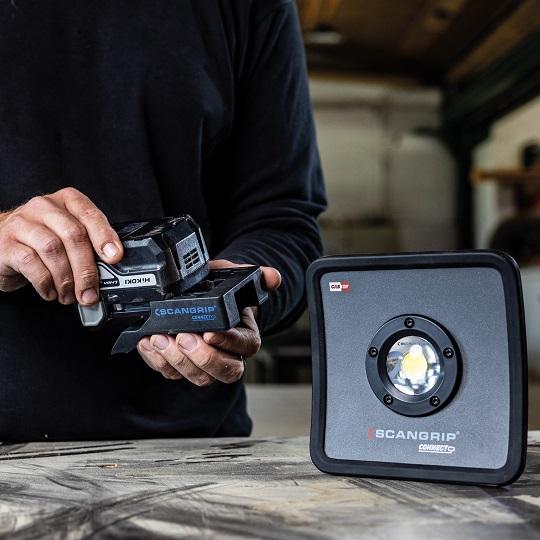 Akumuliatorinio prožektoriaus NOVA 2 CONNECT 2000 lm korpus, Scangrip ...