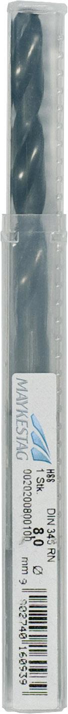 metalinis grąžtas HSS 8,00 mm, Morzės kūgis MK1, Alpen [0020200800100 ...