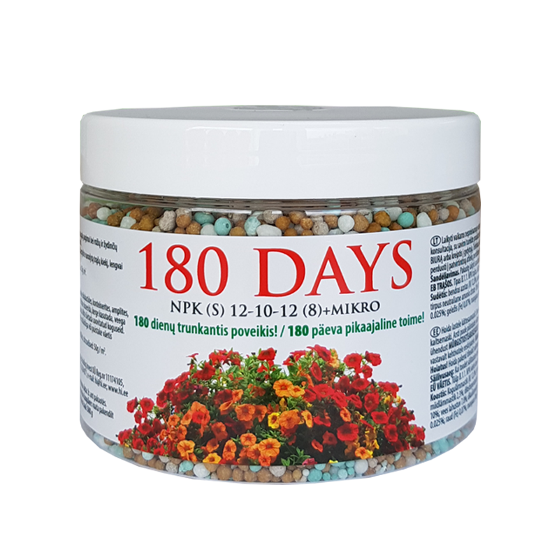 Mkds 180 DAYS žydintiems augalams, NPK 12-10-12 + MIKRO net 180 dienų ...