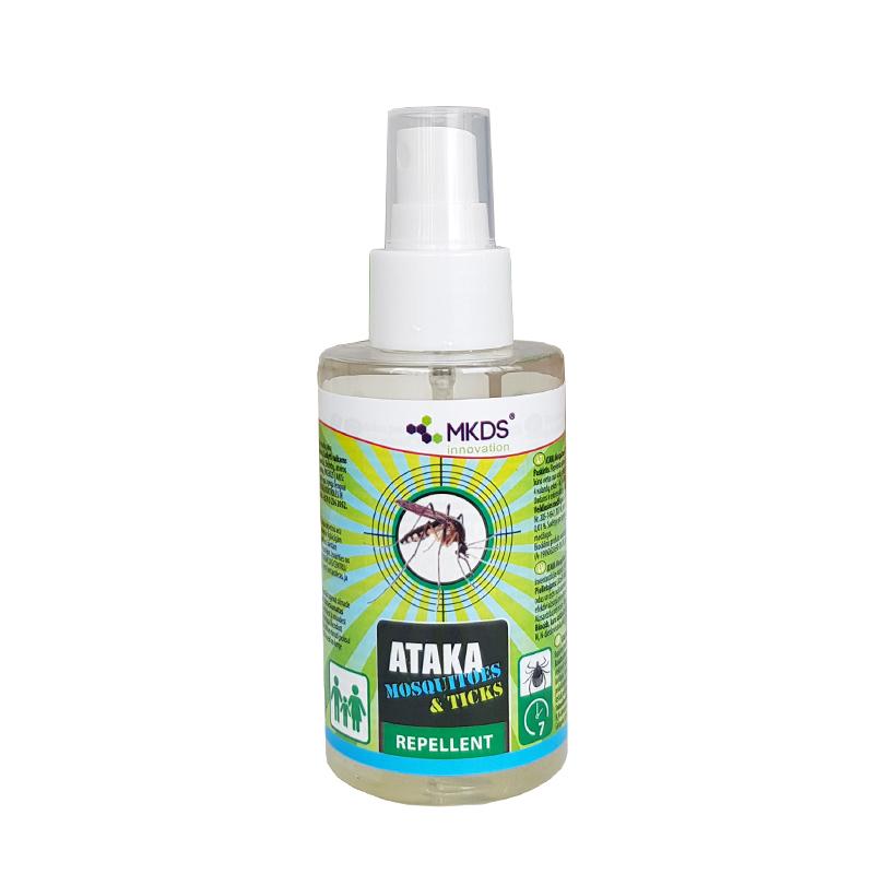 Mkds Ataka mosquitoes& Ticks, repelentas nuo uodų ir erkių,100ml, žema kaina | Varle.lt