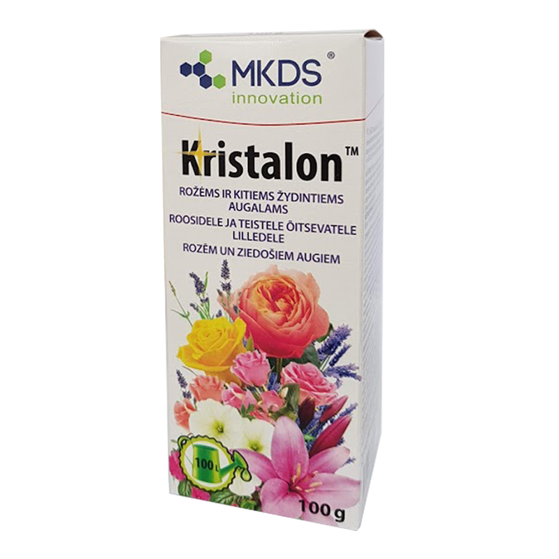 Mkds KRISTALON, baltas – NPK 15-5-30 +(Mg+S) – gausiam žydėjimui, rožėms ir kitiems žydintiems ...