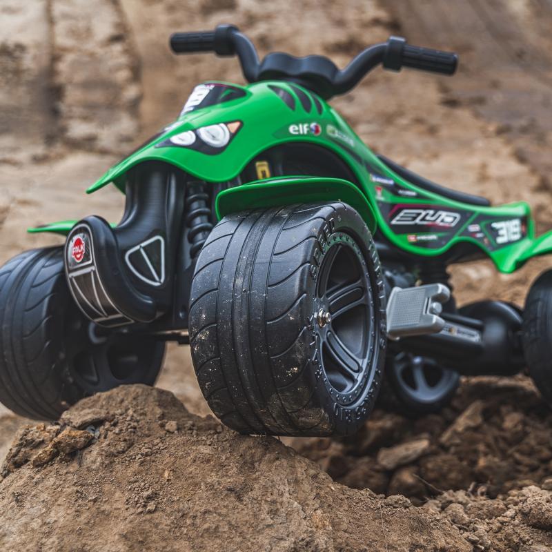FALK Quad Bud Racing Team Žalias su pedalais nuo 3 metų, modelis ...