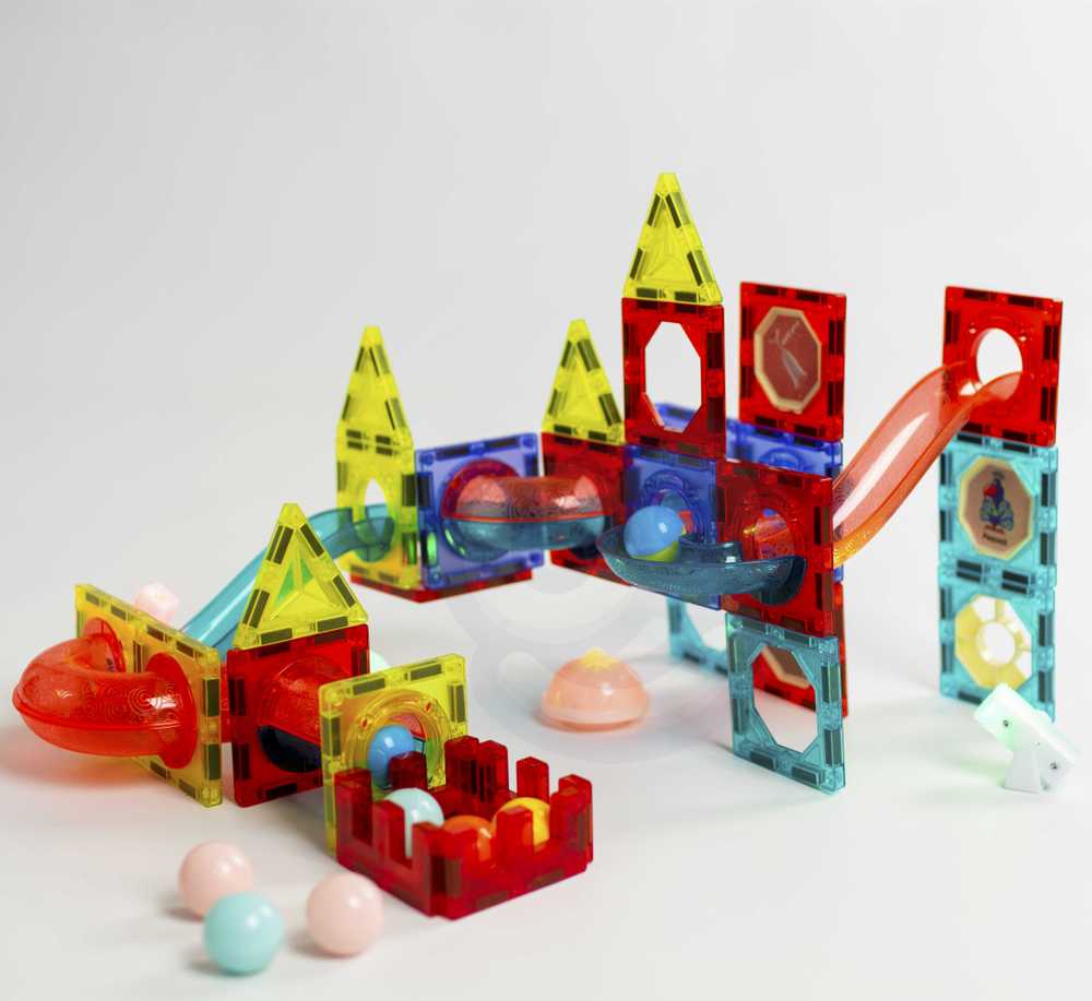 „Woopie Magnetic Block“ šviesos rutulio takelis 75 EL., modelis - 40000 ...