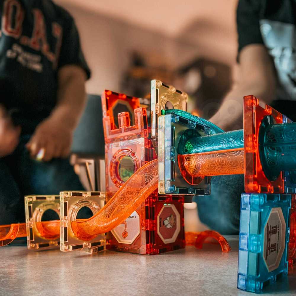 „Woopie Magnetic Block“ šviesos rutulio takelis 75 EL., modelis - 40000 ...