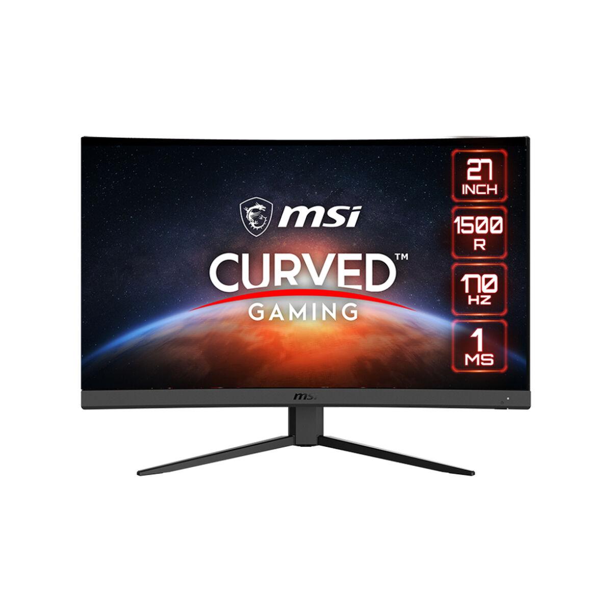 Monitorius MSI G27C4 E2 27 colių 1920x1080 VA kreivė 1500R 170Hz 1ms ...