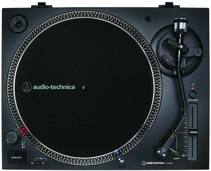 Audio Technica AT-LP120XUSB patefonas, Tiesioginis diskas (analoginis ...