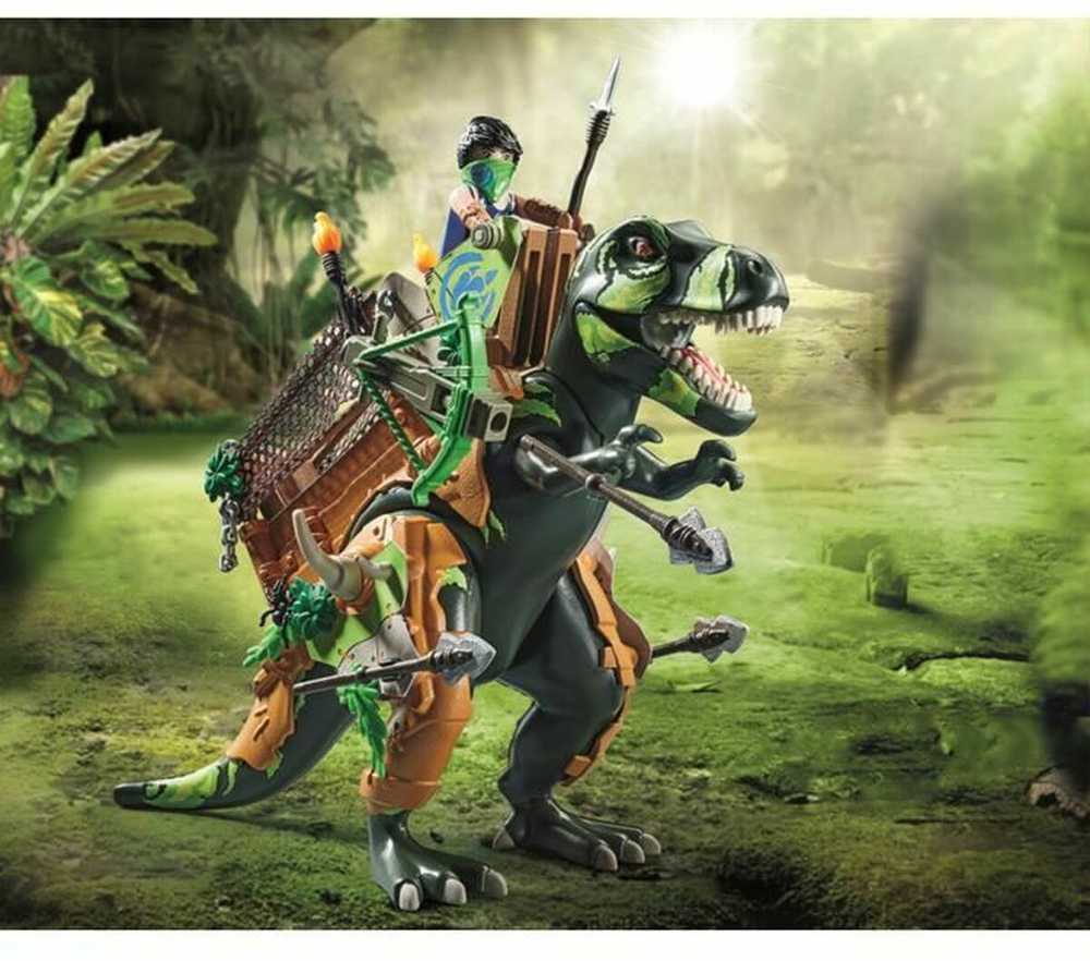 Playset Playmobil Dino Rise - Tyrannosaurus and soldier 71261 83 Dalys ...