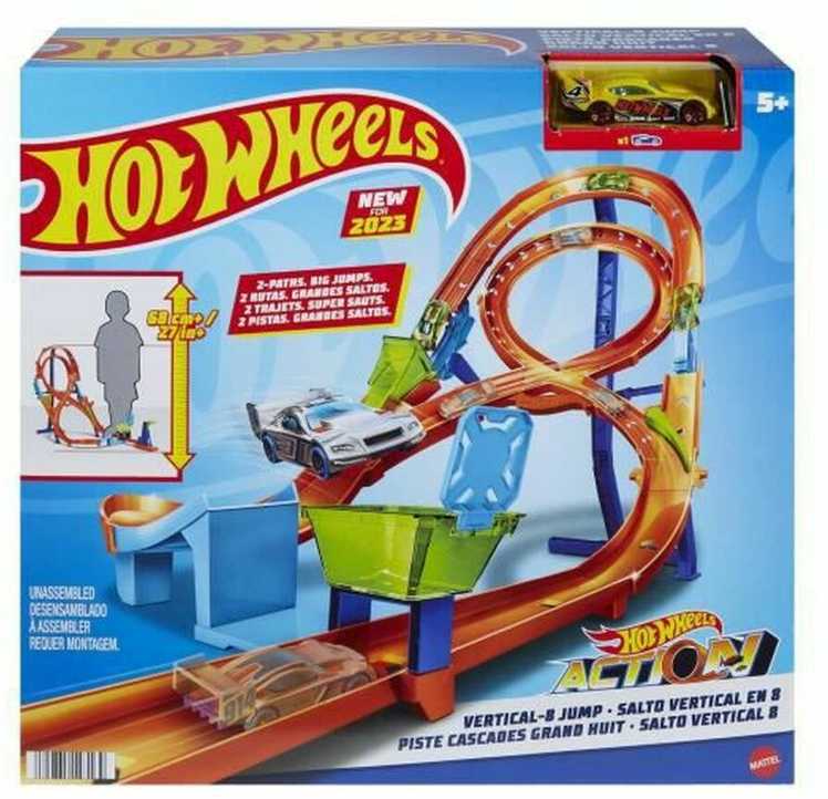 Mattel Hot Wheels HW Action Vertikaler 8er-Kurvensprung HMB15, modelis ...