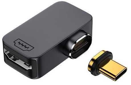 Extra Digital Magnetinis adapteris USB Type-C - HDMI, 4K, 60Hz, modelis ...