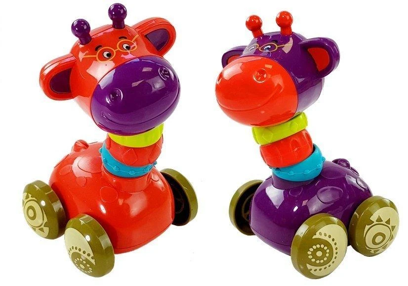 Lean Toys Minkštas žaislas gyvūnas dramblys arba žirafa, modelis - 5154 ...