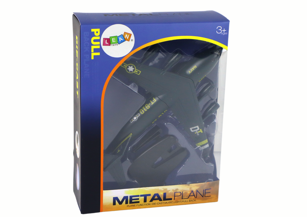 Lean Cars Juodas Military NAVY FT-910 Aircraft, žema kaina | Varle.lt