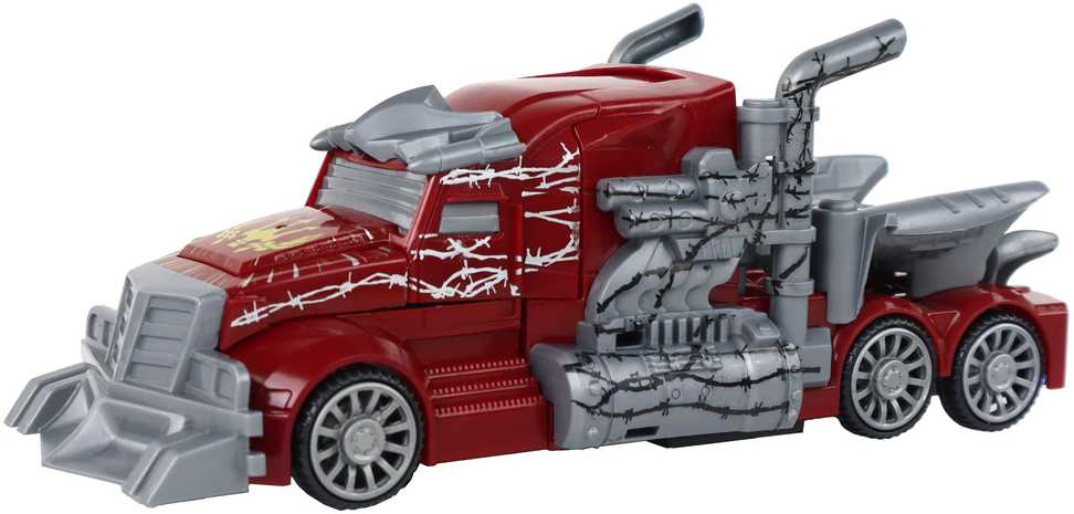 Lean Cars Raudona Truck Robot Transformation 2in1, žema kaina | Varle.lt