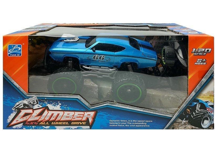 Lean Cars Remote controlled Car Off-road R / C Mėlyna High Wheels ...