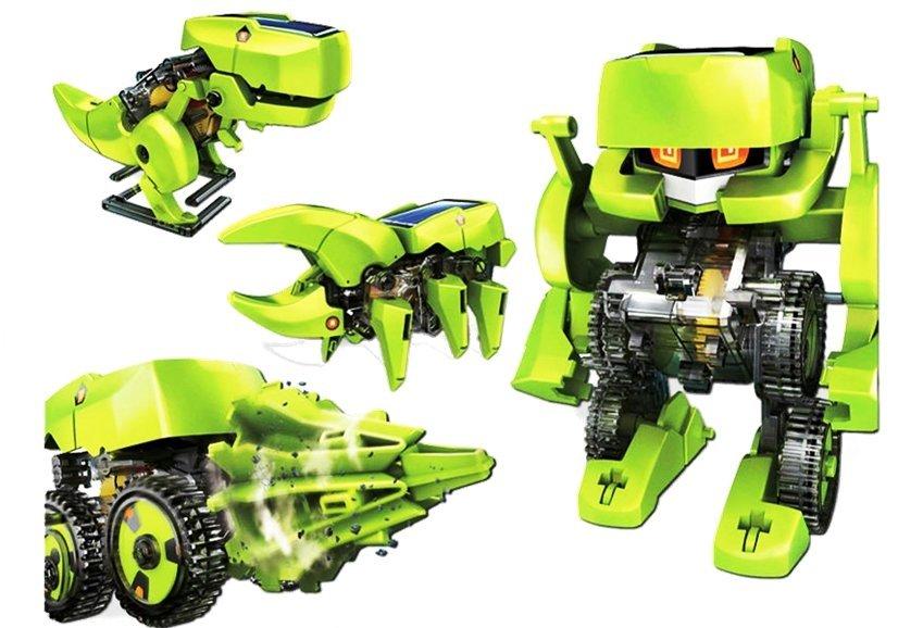 Lean Sport Lean Toys Robot Solarny 4 w 1 Tyranozaur Rex Owad Rinkinys ...