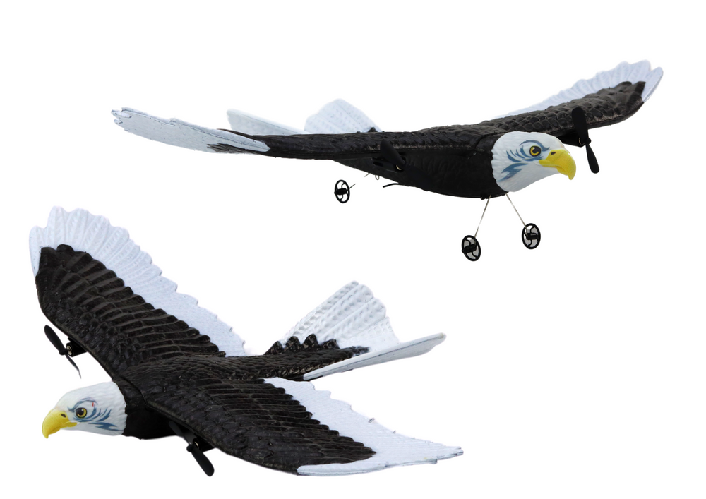 Lean Toys Eagle Bird Remote Controlled RC Plane 2.4G 41cm x 28cm x 5cm ...