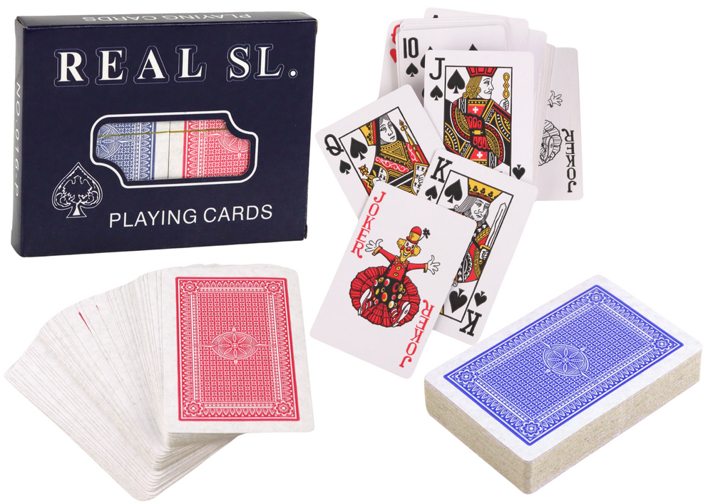 Lean Real Sl Playing Cards Two Decks, žema kaina | Varle.lt
